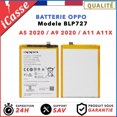 Internal Battery for OPPO model BLP727 For OPPO A5 2020 A9 2020 A11 ...